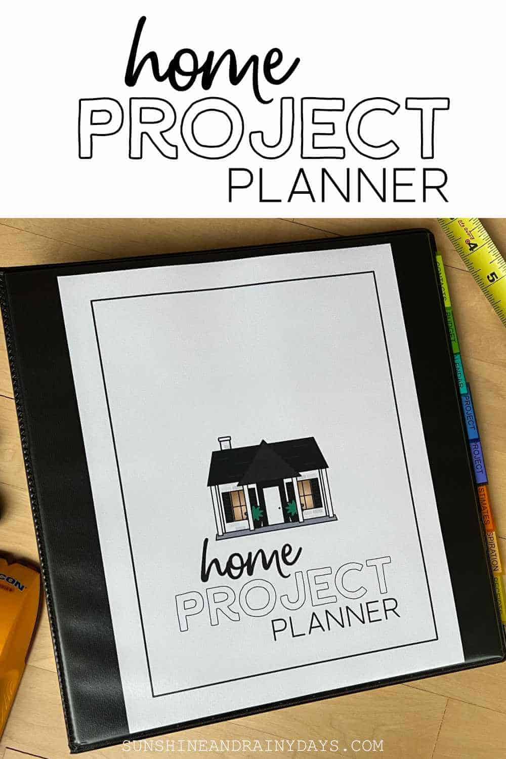 Got Project Ideas? Use This Detailed Project Planner - Sunshine and ...