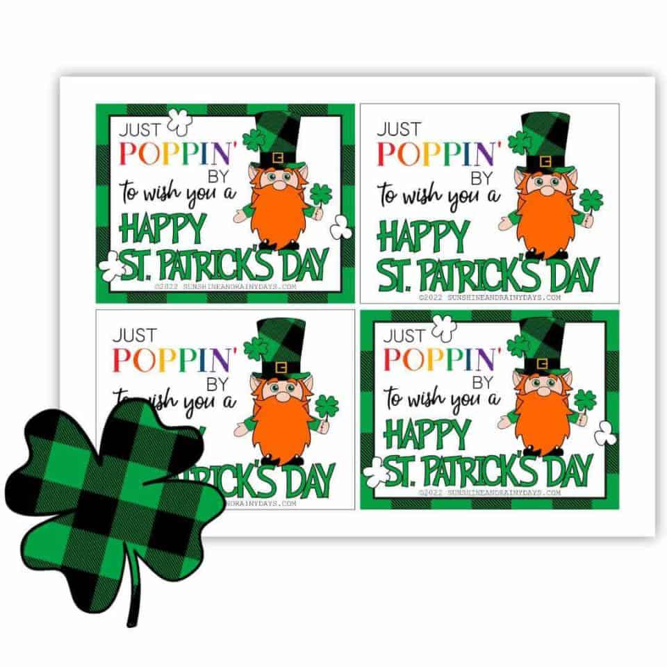St. Patrick's Day Popcorn - Sunshine and Rainy Days