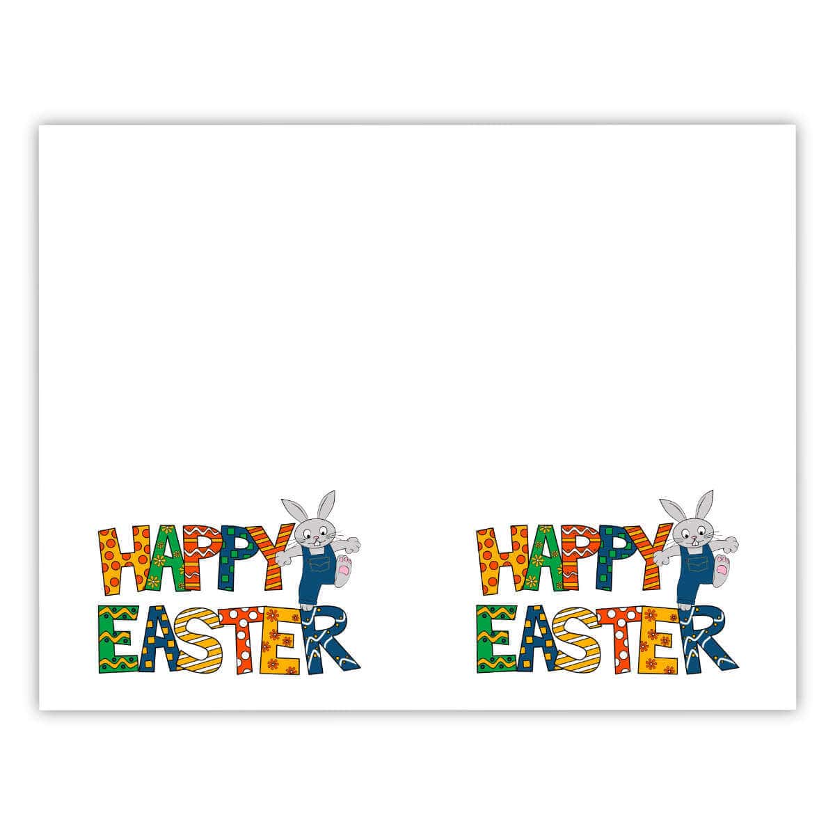 Free Printable Happy Easter Card - Sunshine and Rainy Days
