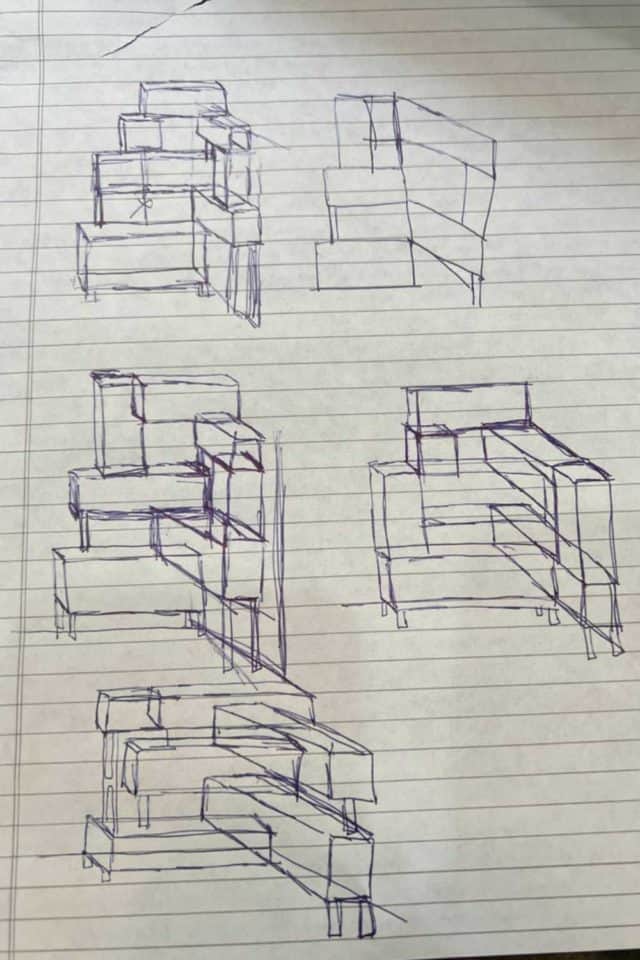 How To Build A DIY Corner Bookshelf Out Of Wood - Sunshine and Rainy Days