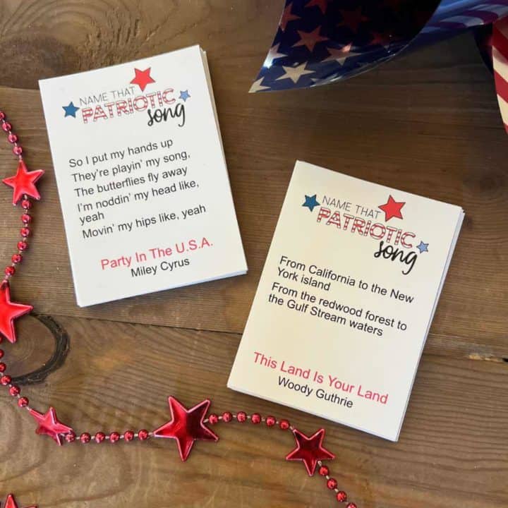 4th Of July Party Game Ideas - Sunshine and Rainy Days