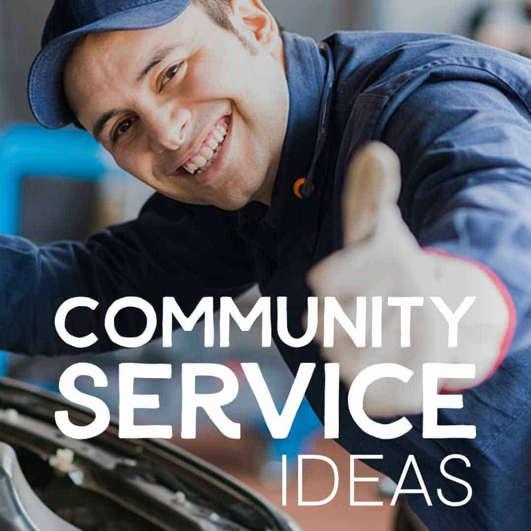 Community Service Ideas - Sunshine and Rainy Days