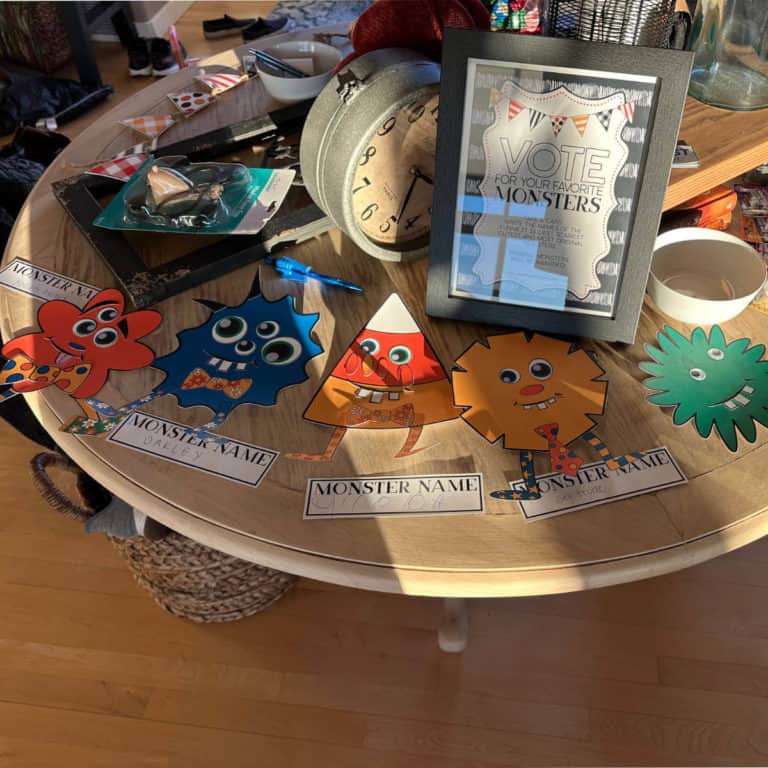 Create Your Own Monster Activity - Sunshine and Rainy Days