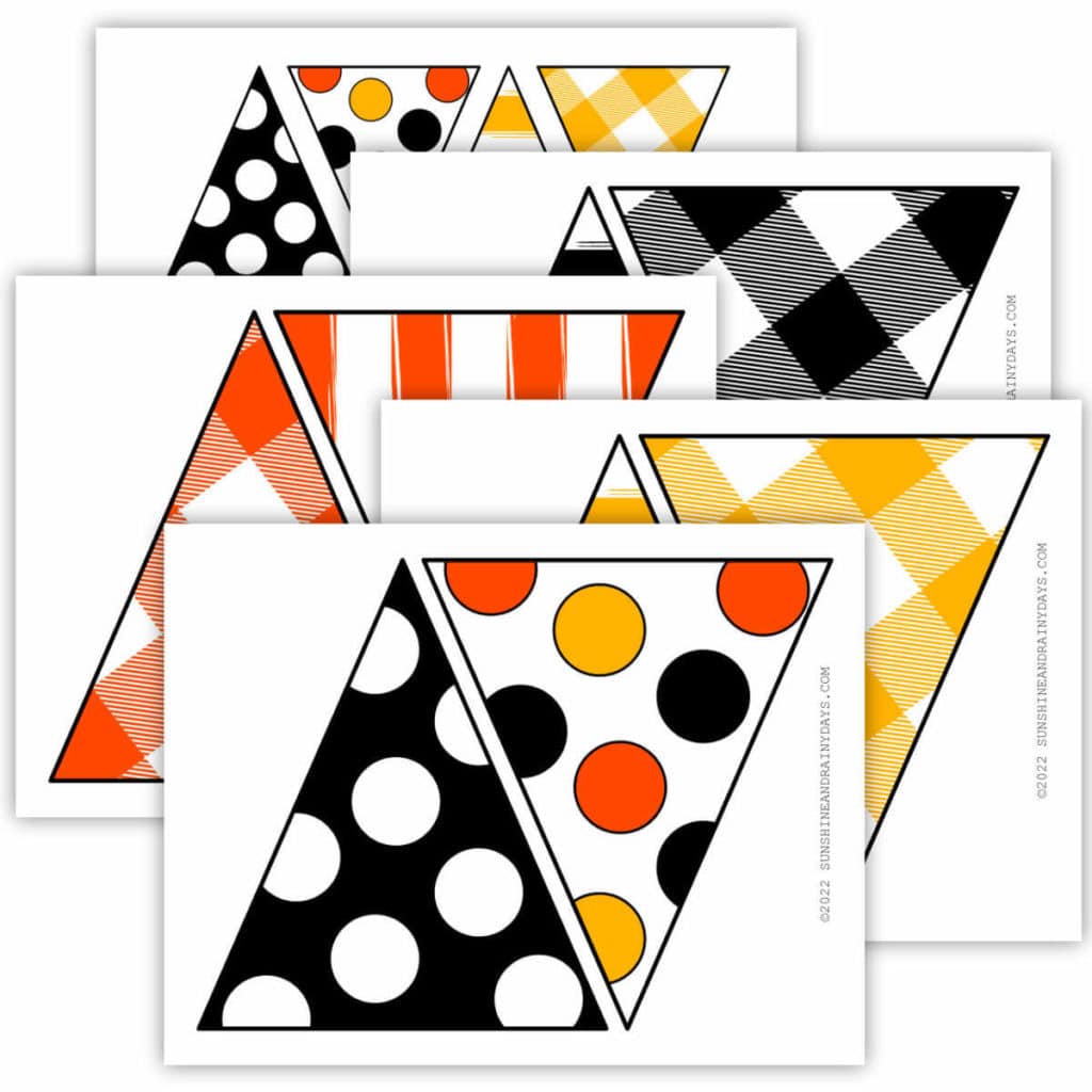 Halloween Banner Printable - Sunshine and Rainy Days