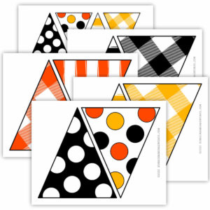 Halloween Banner Printable - Sunshine and Rainy Days