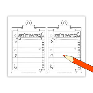 Fillable Things To Do Checklist - Sunshine and Rainy Days