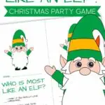 Who Is Most Like An Elf Christmas Party Game - Sunshine and Rainy Days