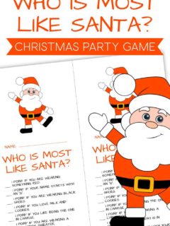 Who Is Most Like An Elf Christmas Party Game - Sunshine and Rainy Days