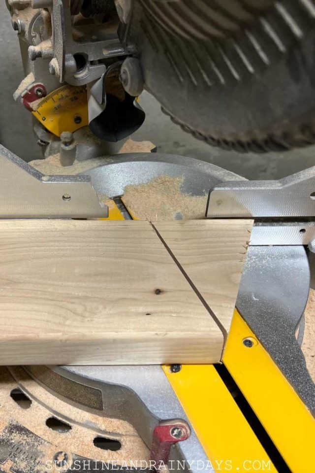 Easy DIY Wood Christmas Tree Triangle - Sunshine and Rainy Days