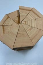 Easy DIY Wood Christmas Tree Triangle - Sunshine and Rainy Days