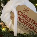 Yarn Snowball - A Creative Way To Give Gift Cards - Sunshine and Rainy Days