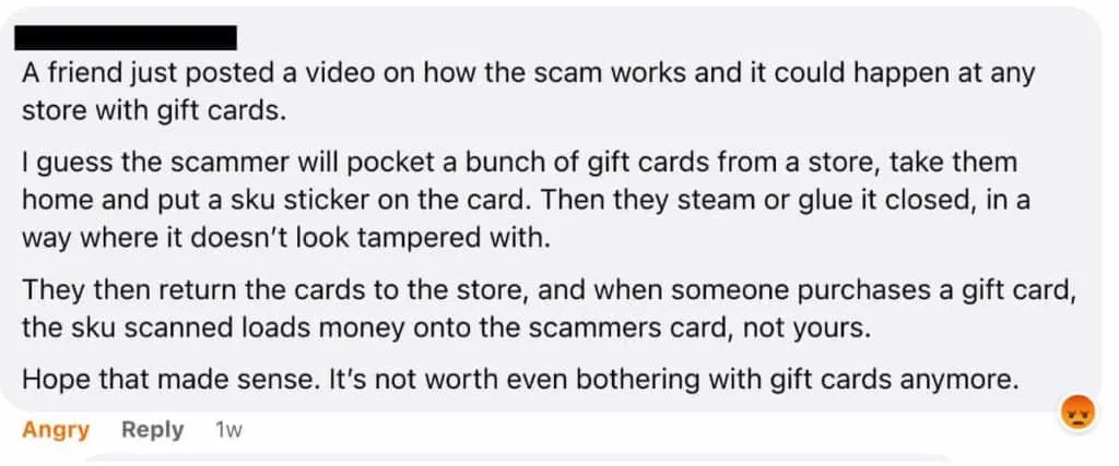 How To Avoid Gift Card Scams - Sunshine and Rainy Days