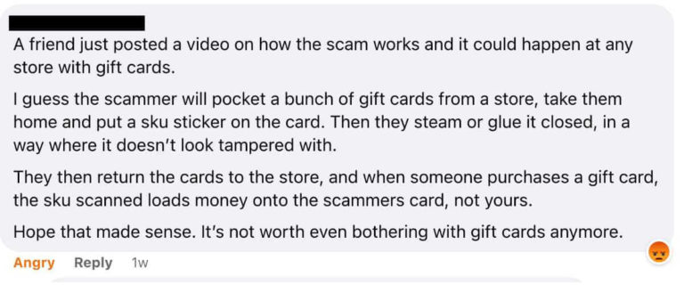 How To Avoid Gift Card Scams - Sunshine and Rainy Days