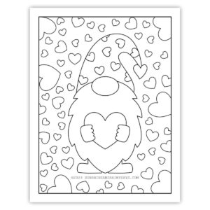 Valentine's Day Coloring Pages - Sunshine and Rainy Days