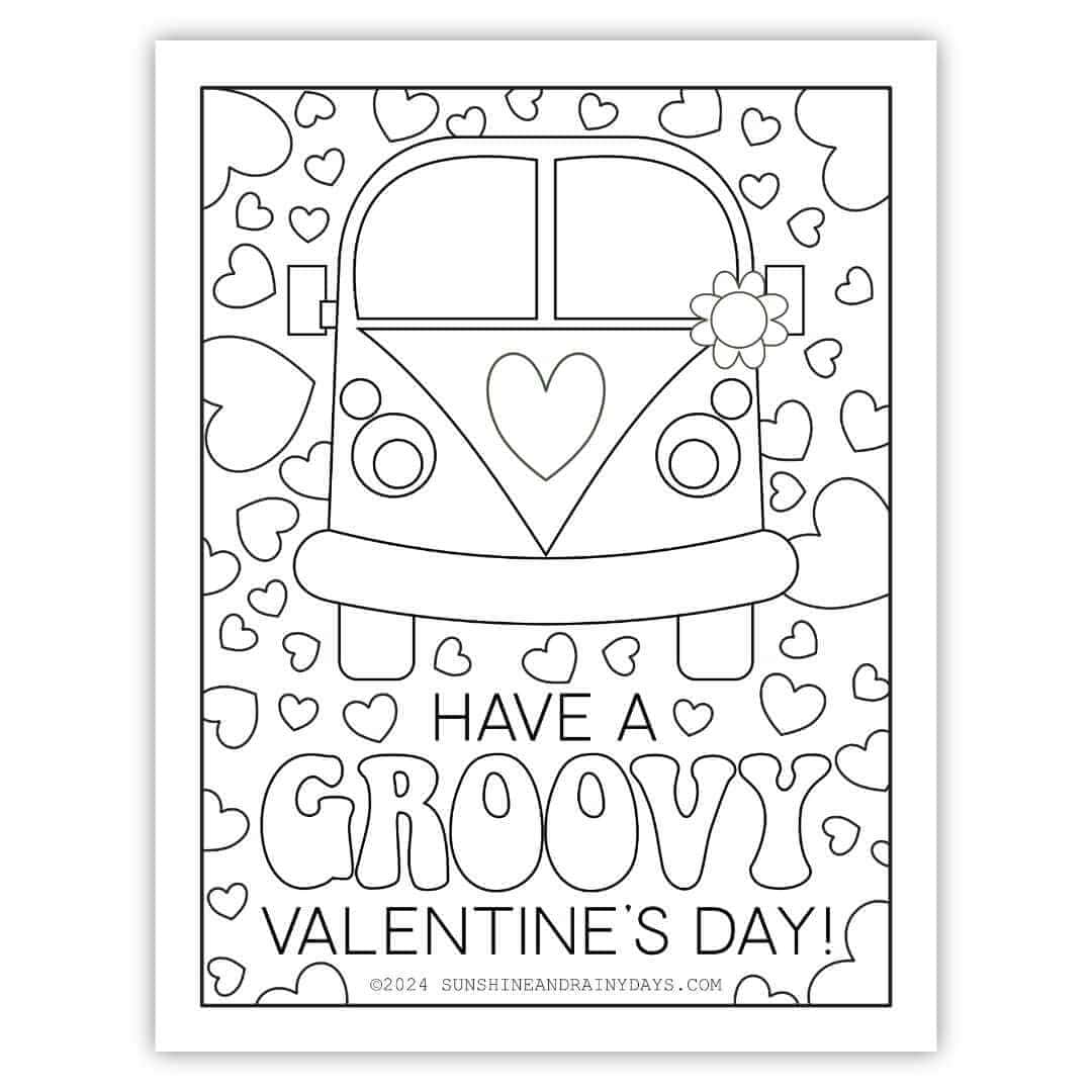 The Best Valentine's Day Coloring Pages - Sunshine and Rainy Days