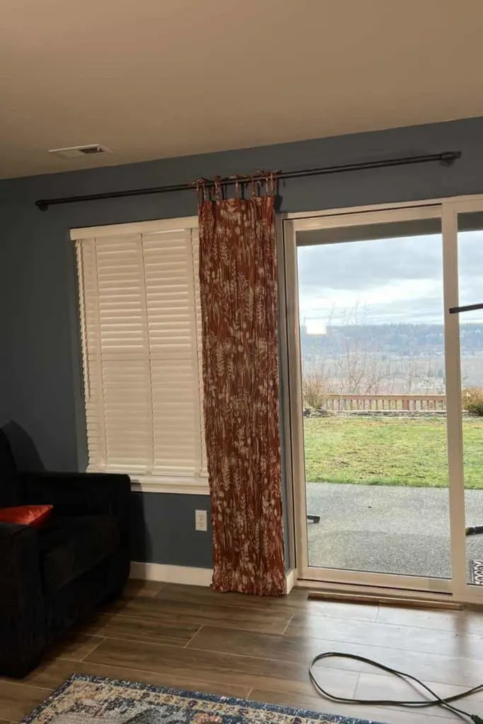 DIY Industrial Pipe Curtain Rod - Sunshine and Rainy Days