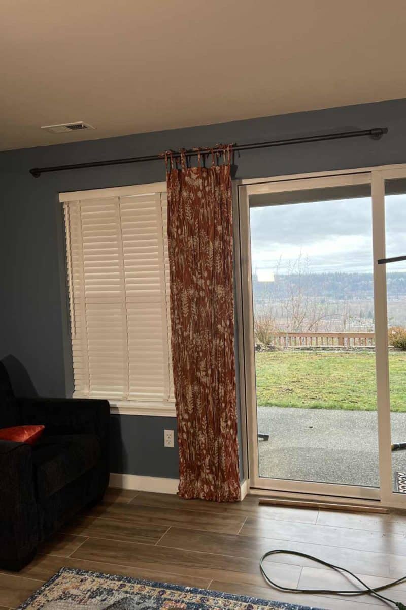 DIY Industrial Pipe Curtain Rod - Sunshine and Rainy Days