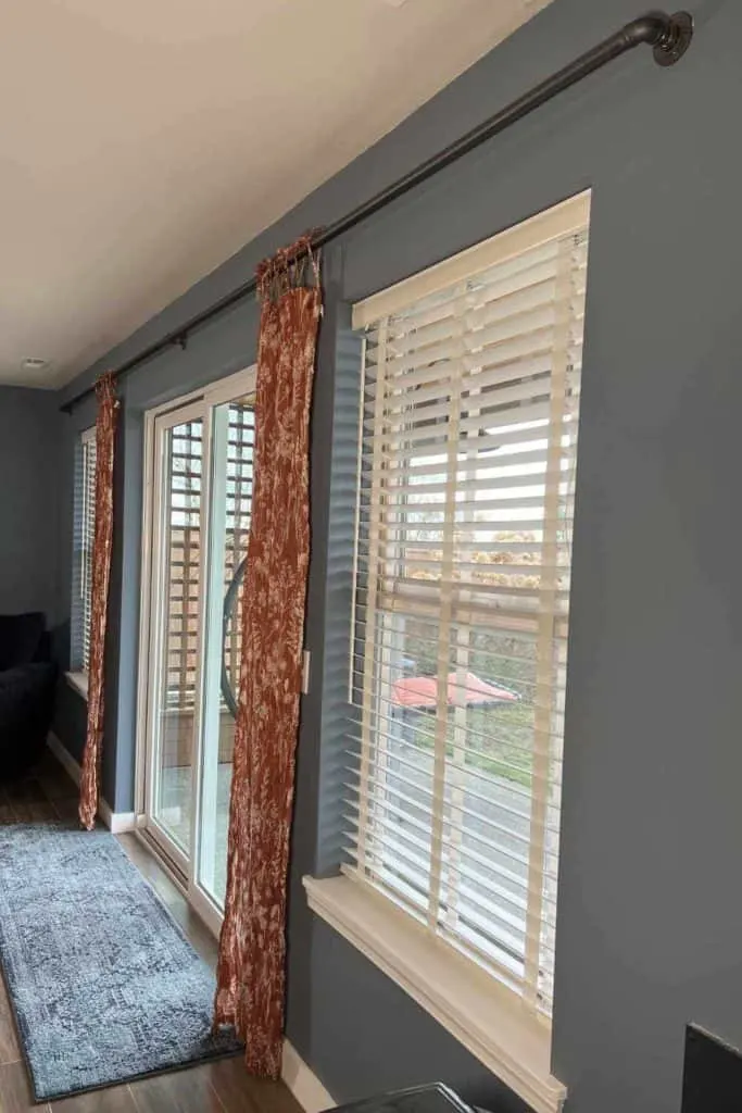 DIY Industrial Pipe Curtain Rod - Sunshine and Rainy Days