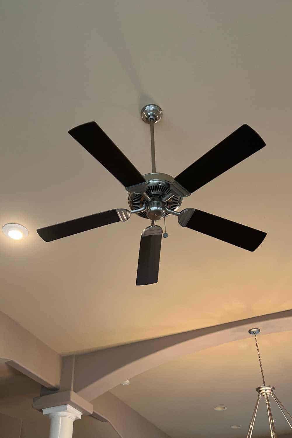 How To Paint Ceiling Fan Blades - Sunshine and Rainy Days