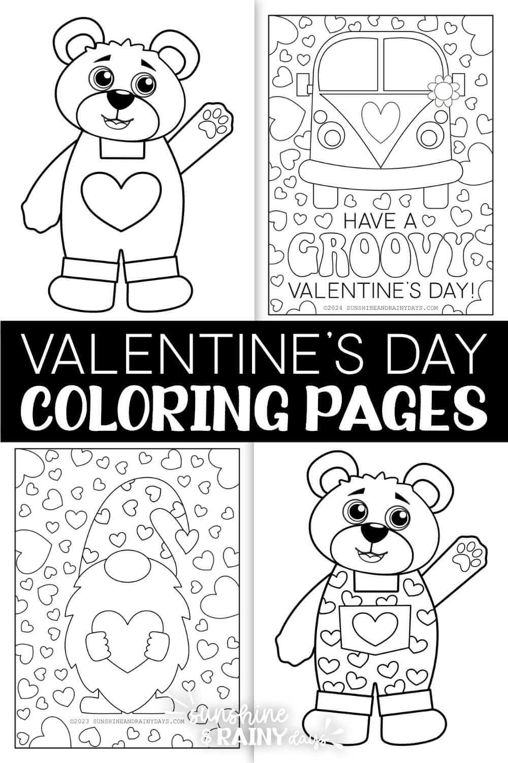 The Best Valentine's Day Coloring Pages - Sunshine and Rainy Days
