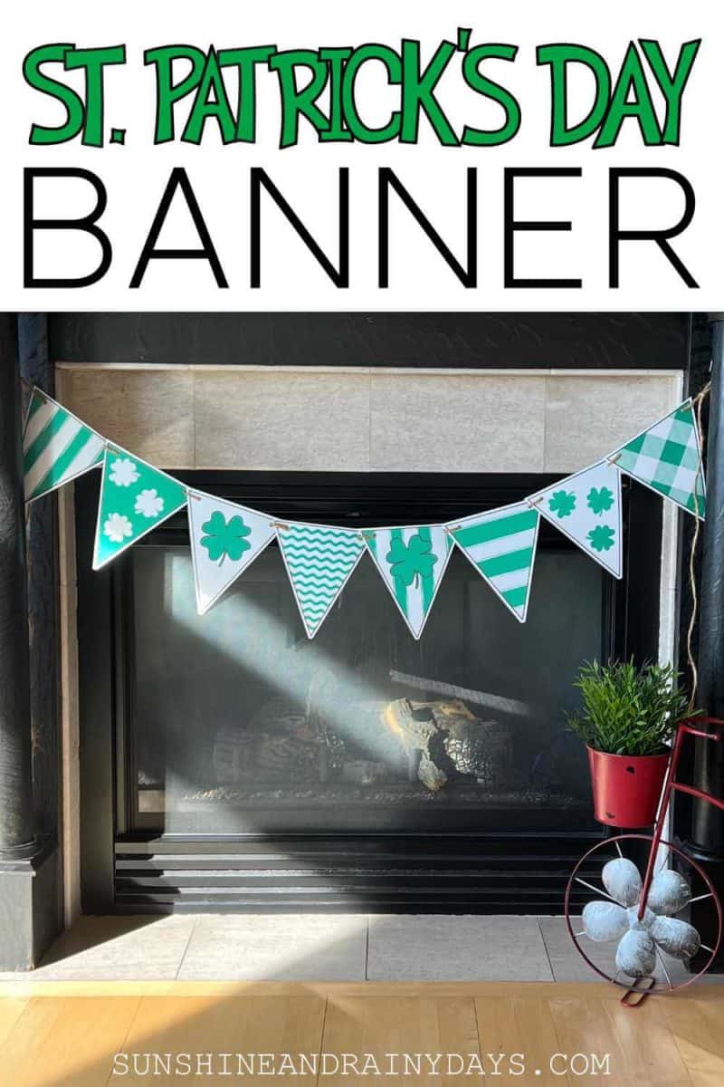 St. Patrick's Day Banner - Sunshine and Rainy Days