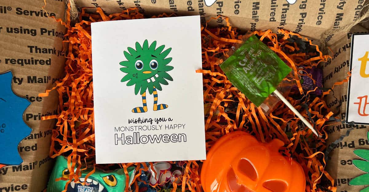 Printable Halloween Cards - Sunshine and Rainy Days
