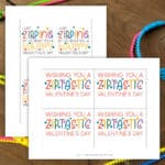 Zipper Bracelet Valentine Idea - Sunshine and Rainy Days