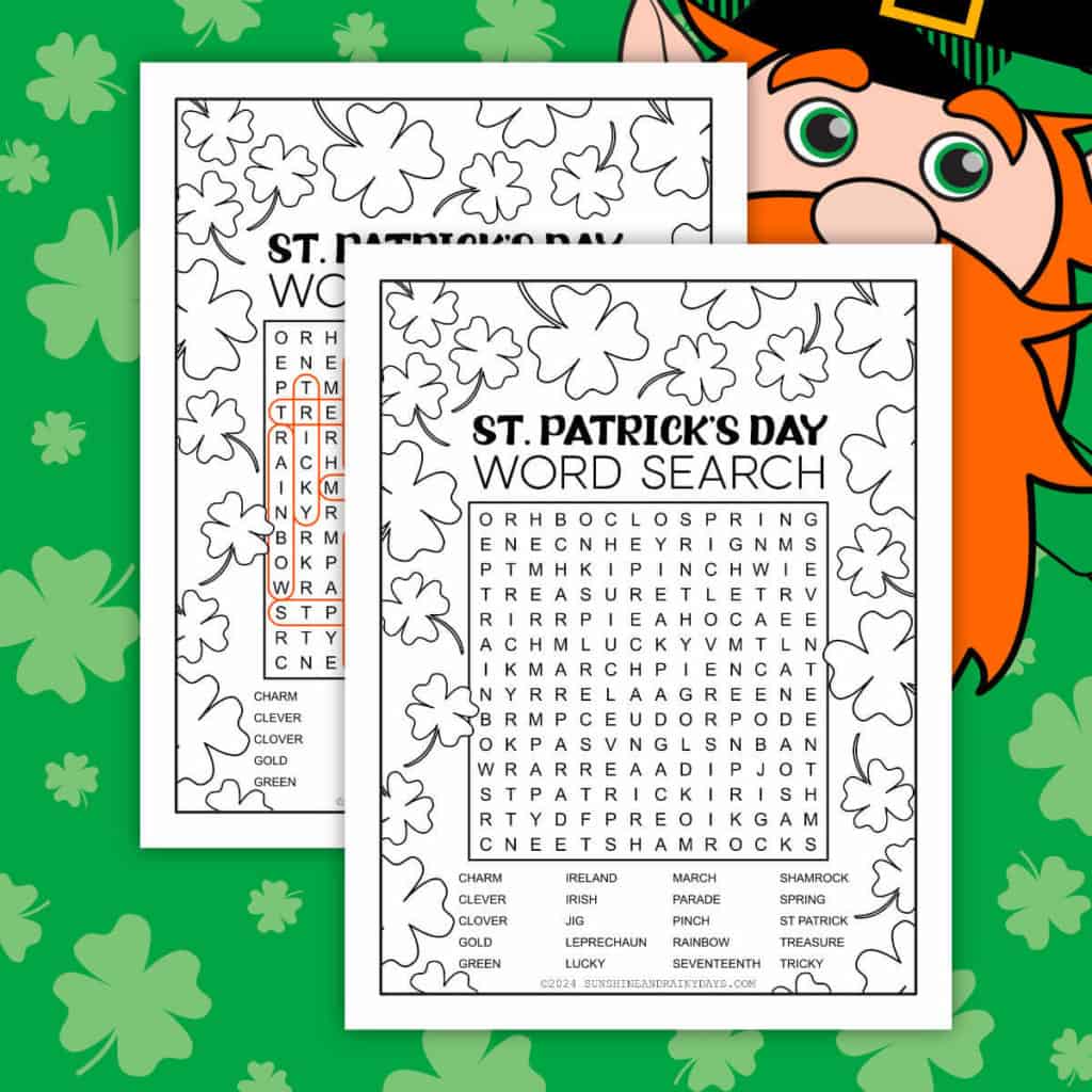 Who Is Most Like A Leprechaun St. Patrick's Day Game - Sunshine and ...
