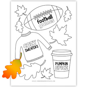 Free Printable Fall Coloring Pages - Sunshine and Rainy Days
