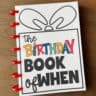 Printable Birthday Gift Card Book - Sunshine and Rainy Days