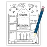 School Principal Appreciation Day Thank You Printable - Sunshine and ...