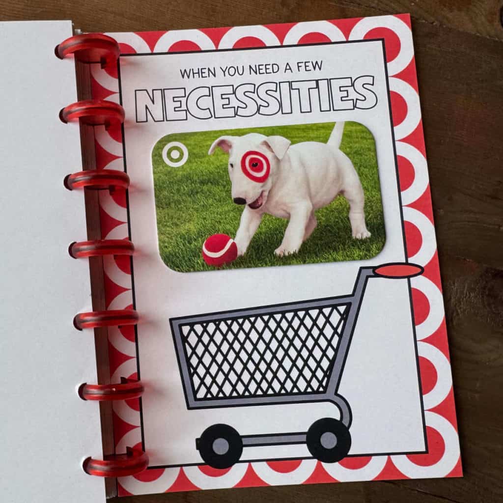 Printable Birthday Gift Card Book - Sunshine and Rainy Days