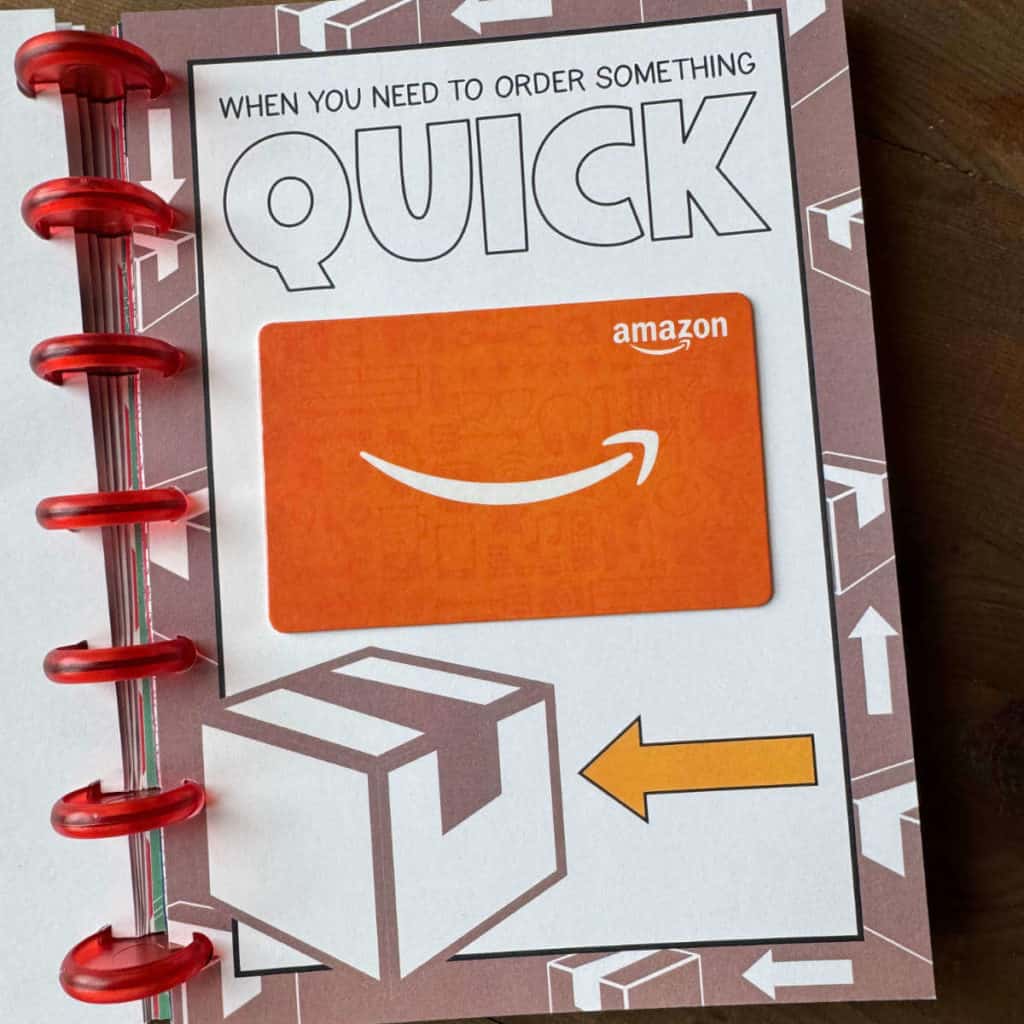 Printable Birthday Gift Card Book - Sunshine and Rainy Days